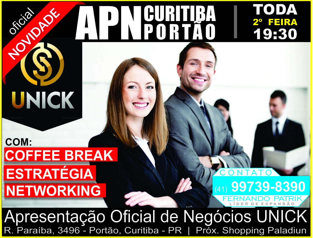 APRESENTAÇÃO DO PLANO DE NEGÓCIOS UNCK FOREX CURITIBA em Curitiba - Sympla