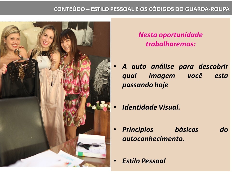 O PODER DA IMAGEM PESSOAL - TURMA NOITE - Consultoria de Imagem em ...