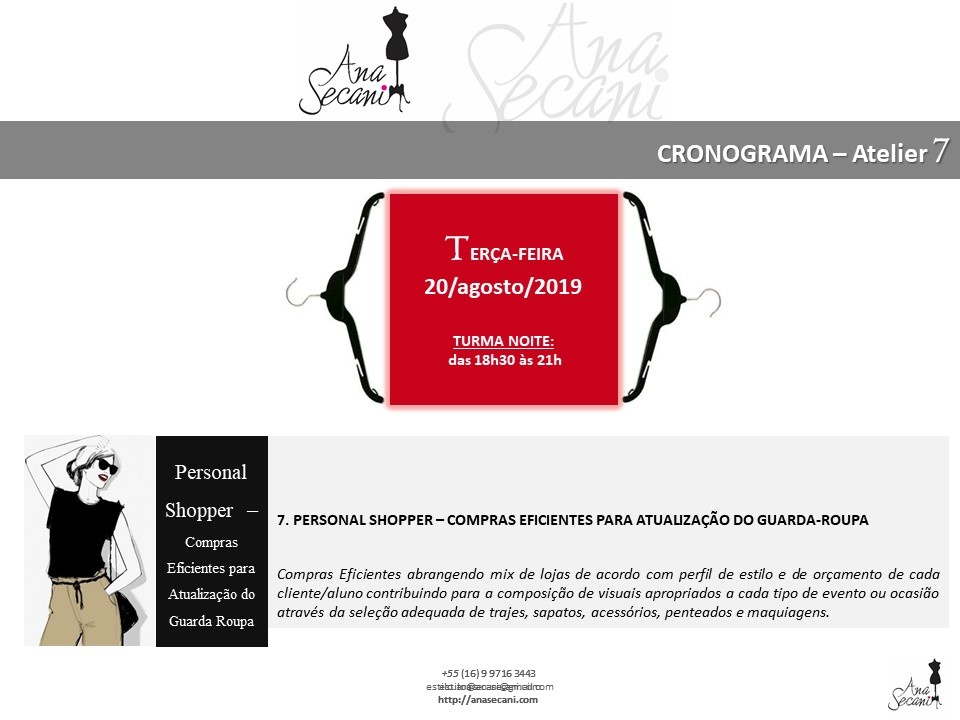 O PODER DA IMAGEM PESSOAL - TURMA NOITE - Consultoria de Imagem em ...